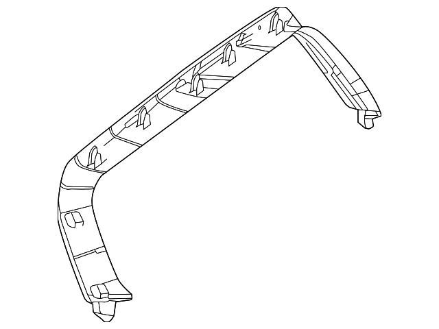 156-740-24-00-9H68 - Upper Trim 2015-2020 Mercedes-Benz | Mercedes-Benz ...