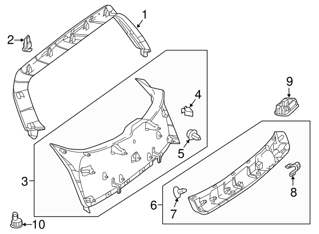 2013-2021 Mercedes-Benz Spring Clip 099-991-07-70 | Mercedes-Benz Parts