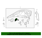 2017-2020 Nissan Pathfinder Stop Lamp Bulb 26261-9B92A | Nissan Parts Plus