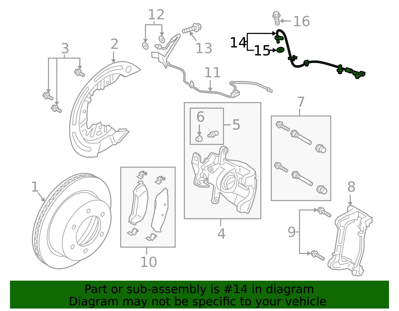 2019-2023 Ford Ranger ABS Sensor KB3Z-2C190-A | OEM Parts Online