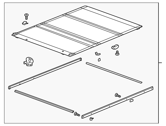 19418643 - Bed Tonneau Cover 2020-2025 GM | Chevrolet Parts Direct