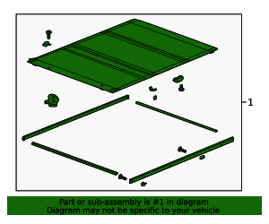 19418643 - Bed Tonneau Cover 2020-2025 GM | Chevrolet Parts Direct