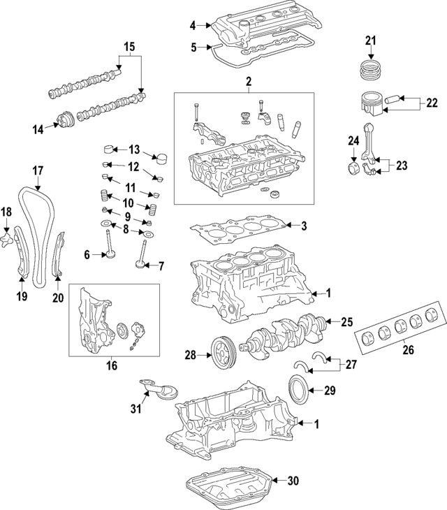 23041-2B602 - Engine Piston 2017-2020 Kia | Kia.Parts Store