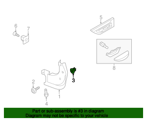 2004-2021 Kia OEM NEW 2004-20 Kia Forte Optima Sorento Front Fender ...