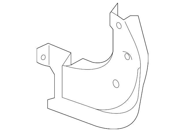 2014-2019 Kia Mud Guard - Passenger Side (RH) 86832-B2000 | TascaParts.com