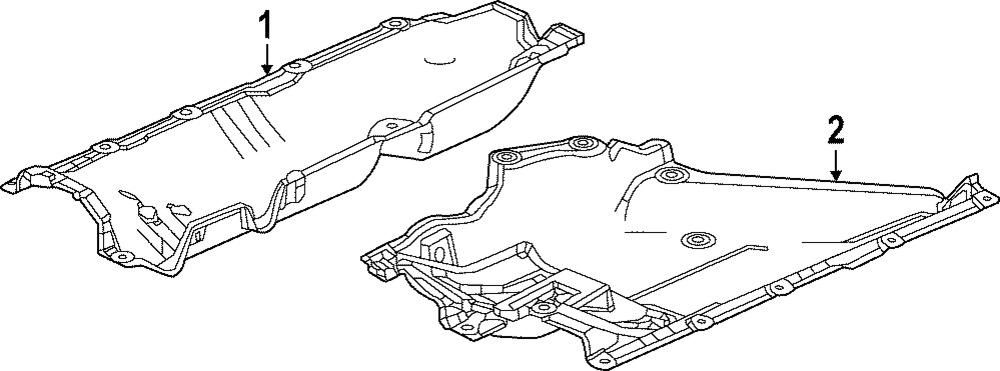 74613-3W1-A00 - 2023-2025 Honda HR-V - Under-Body Shield | Genuine ...