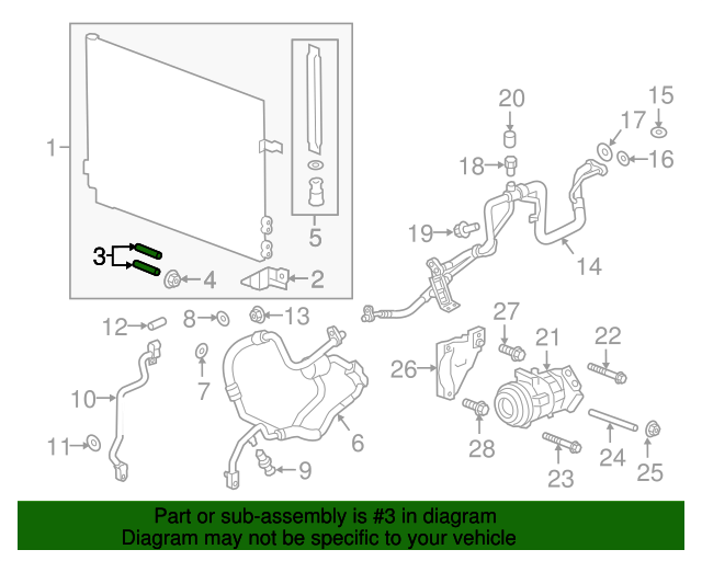 2016-2019 Cadillac CTS Multi-Purpose Stud 22868960 | GMPartsDirect.com