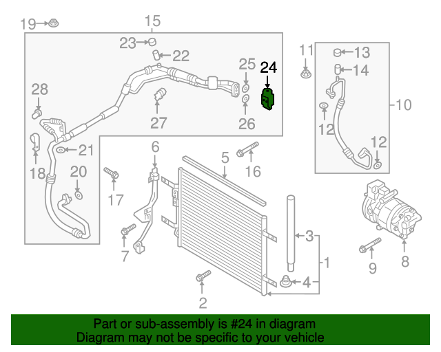 97626-G2000 - Expansion Valve 2017-2021 Kia Niro | Kia.Parts Store