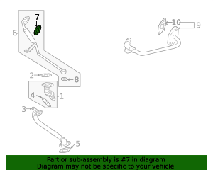 2017-2024 GM Water Feed Tube Gasket 12691866 GM | GMPartsDirect.com
