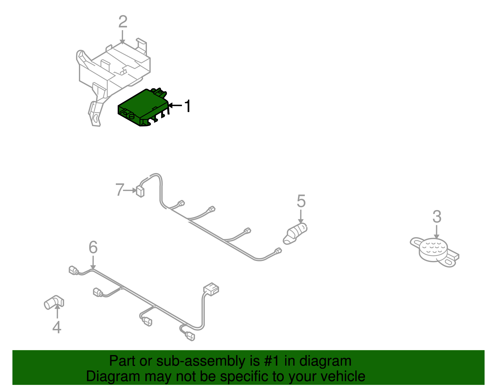 2010-2012 Audi Q7 Control Module 4L0-910-283-E | Audi USA Parts