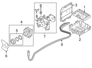 2012-2018 Audi Wire Harness 4G0-971-192-F | European OEM Parts Direct