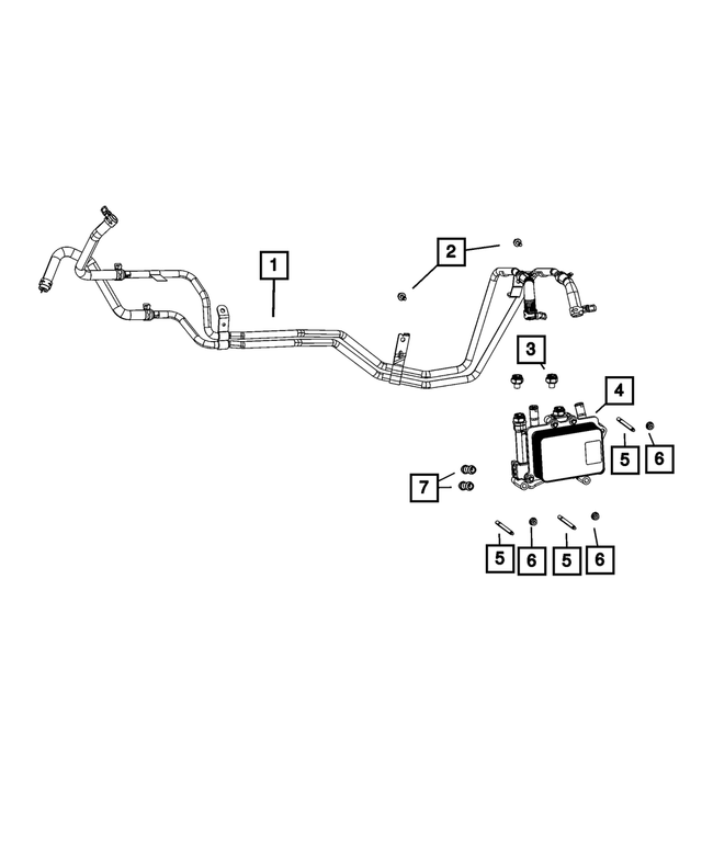 2022-2023 Jeep Wagoneer Heater Supply And Return Hose And Tube ...