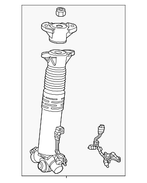 167-320-04-02 - Shock Absorber 2020-2023 Mercedes-Benz | Mercedes-Benz ...