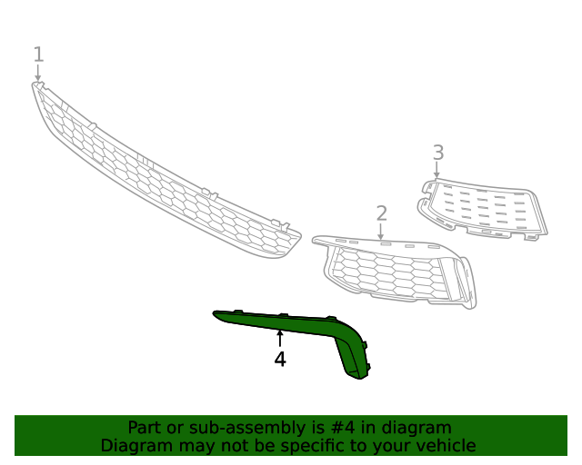 2021-2023 BMW Finish Molding 51-11-9-852-171 | BMWPartsDirect.com