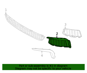 51118098683 - 2021-2023 BMW Outer Grille (51-11-8-098-683) | BMW of ...