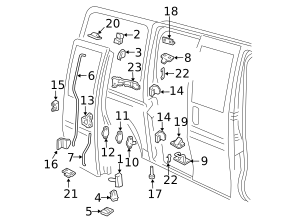 GM Part Number 15806151 | 2003-2024 GM Rear Side Door Check Link | GM ...