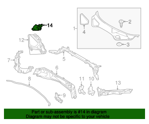 2010-2016 Porsche Panamera Sound Absorber 970-572-541-00 | Gaudin ...