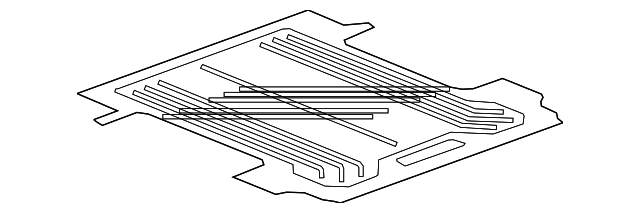 84051001 - Bed Mat, Gmc Logo - 2019-2023 GMC Sierra 1500 | OEM Parts Quick