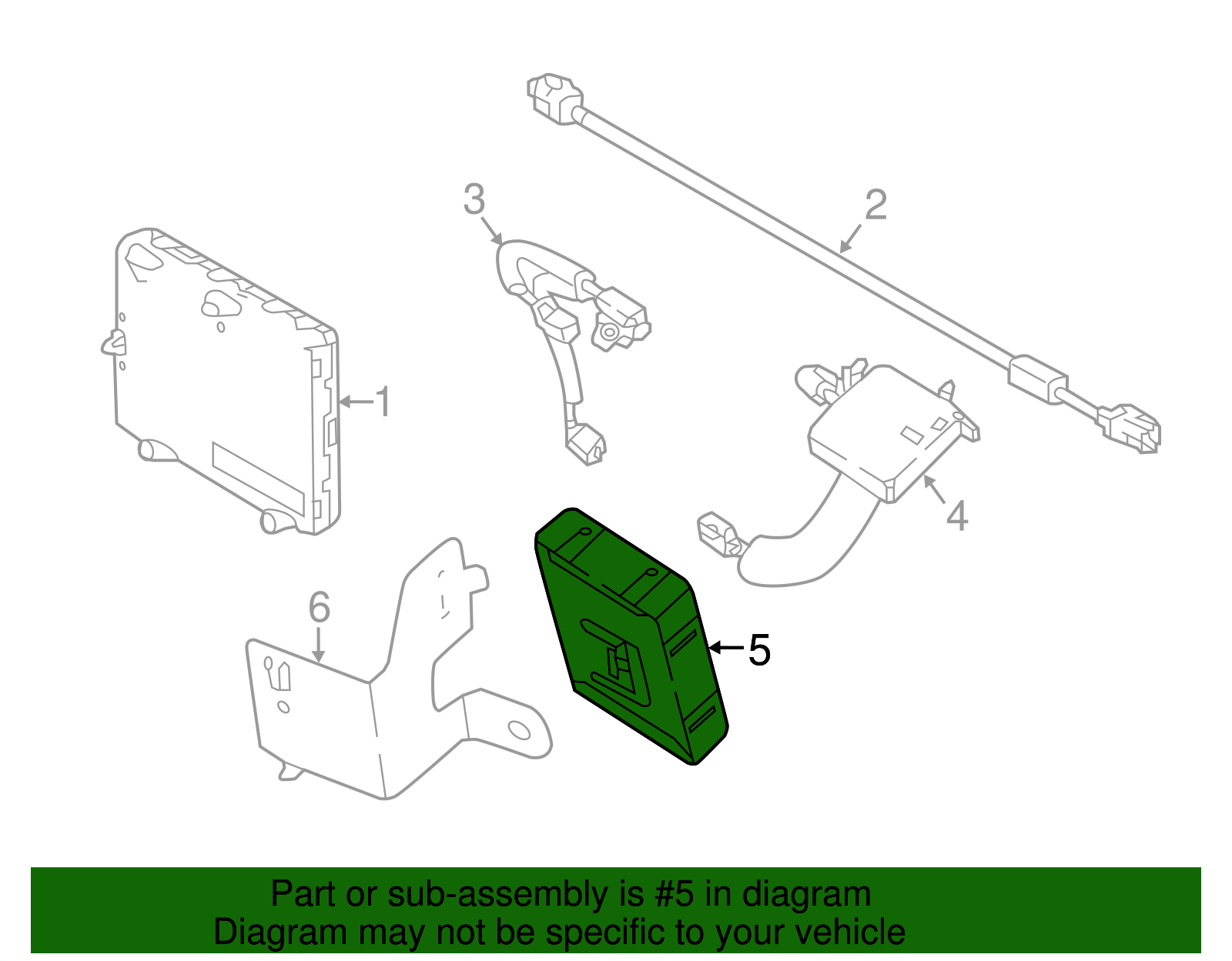 28275-6FL0B - Control Box 2018 Nissan Altima | Nissan Parts ...