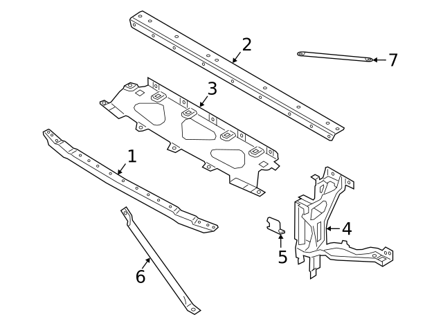 51-64-7-421-709 - Mount Panel - 2019-2023 BMW | BMWPartsHub