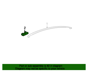 75561-52040 - Roof Drip Molding Clip For 2006-2018 Lexus | Lexus OE Parts