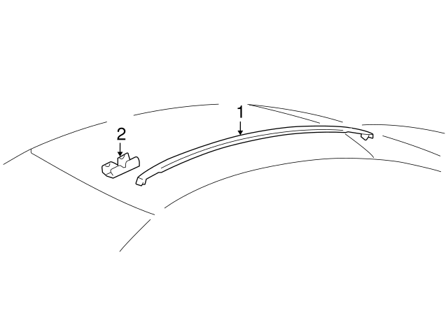 75561-52040 - Roof Drip Molding Clip 2006-2018 Lexus | Longo Lexus Parts