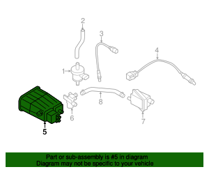 2010-2013 Kia Soul Vapor Canister 31410-2K500 | QuirkParts