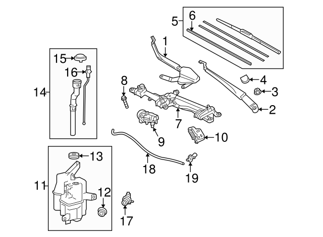 85355-47021 - Washer Fluid Reservoir - 2012-2015 Toyota | OEM Genuine ...