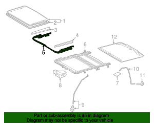 63205-60010 - Drive Cable Assembly - 2008-2023 Lexus | DiscMonster
