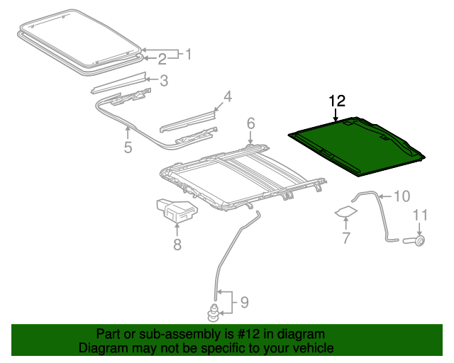 2010-2019 Lexus GX460 Sunshade 63306-60150-B1 | OEM Parts Online