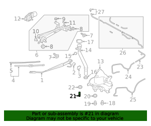 86618FL000 - Washer Fluid Level Sensor 2018-2024 Subaru | AutoNation Parts