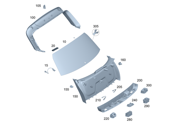 000-991-50-00 - Cover Clip 1956-2025 Mercedes-Benz | Mercedes-Benz USA ...
