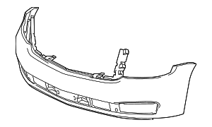 84408070 - Front Upper Bumper Cover 2015-2020 Chevrolet | Chevrolet ...