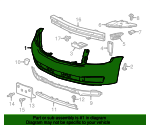 84408070 - Front Upper Bumper Cover 2015-2020 Chevrolet | Chevrolet ...