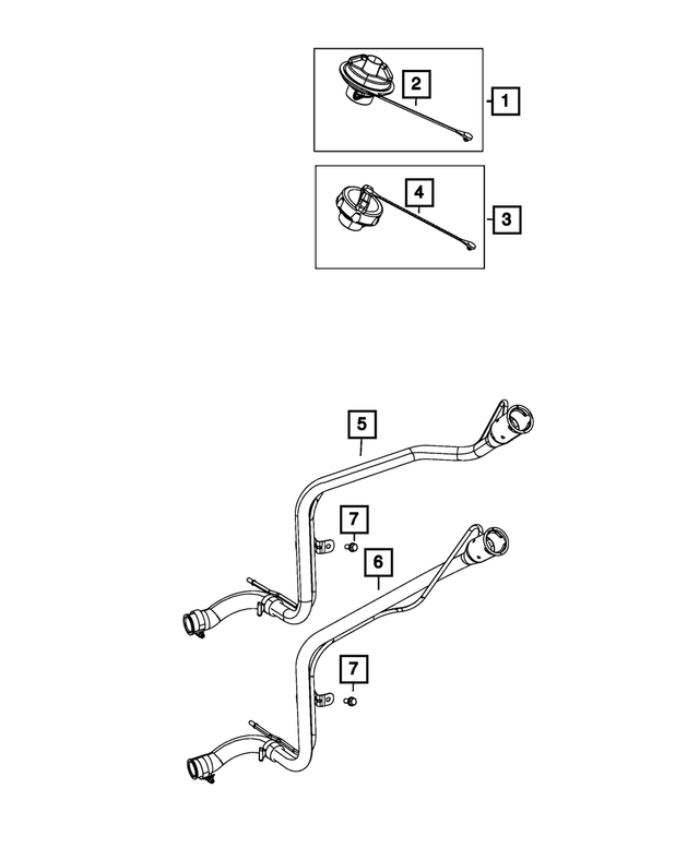 2007-2017 Jeep Patriot Fuel Filler Tube 5105806AD | Mopar eStore