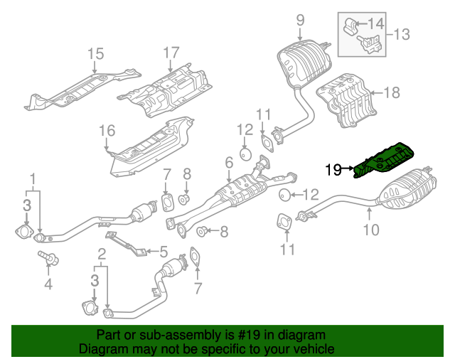 28795-3M000 - Heat Shield 2009-2022 Hyundai | AutoNationParts.com