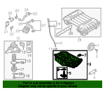 2011-2018 Porsche Cayenne Oil Pan 958-107-055-01 | Sunset Porsche Parts