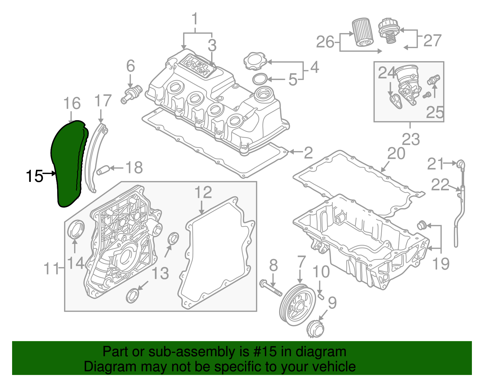 2007-2012 Mini Cooper Timing Chain 11-31-8-618-317 | BMW Mini Parts Depot