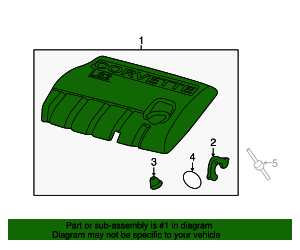 Driver Side Engine Intake Manifold Cover 19434986 | AutoNationParts.com