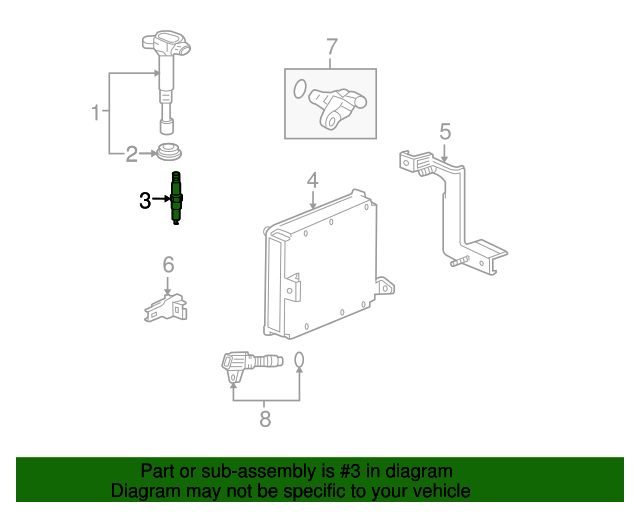 9807B-5615W - Spark Plug 2002-2011 Honda | Honda Parts Online