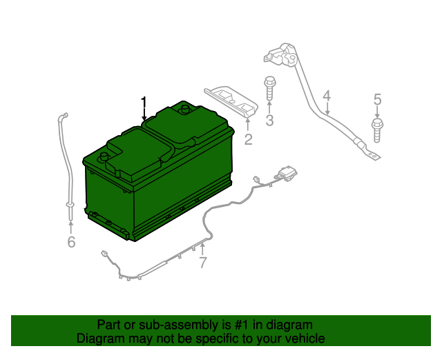 2009-2014 Hyundai Genesis Battery 37110-3M300 | OEM Parts Online