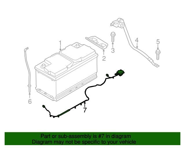 2009-2014 Hyundai Genesis Battery Cable 91850-3M010 | OEM Parts Online
