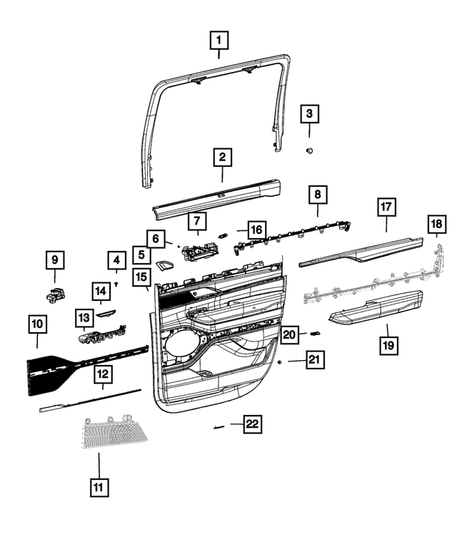 2022-2023 Jeep Light Pipe - Led Lamp, Right 68436796AC | Mopar Estores