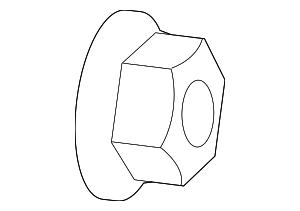 2007-2012 Nissan Sentra Axle Beam Nut 01223-N001U | TascaParts.com