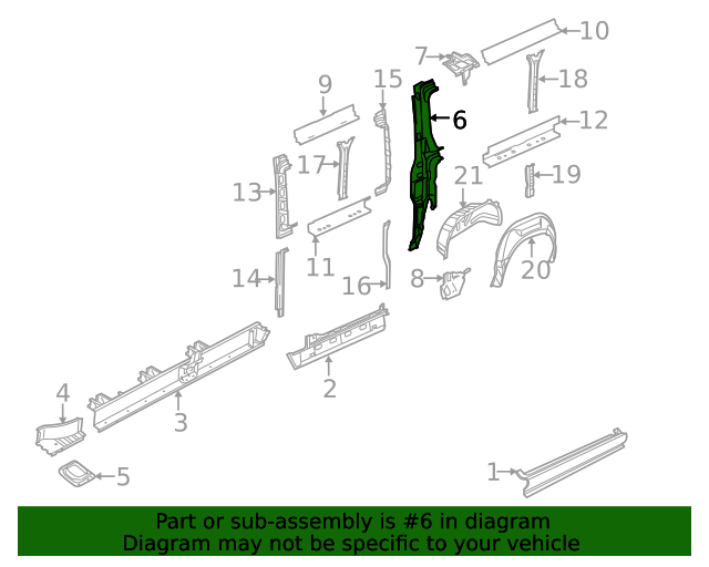 2014-2019 Ram Reinforce 68207338ad | TascaParts.com