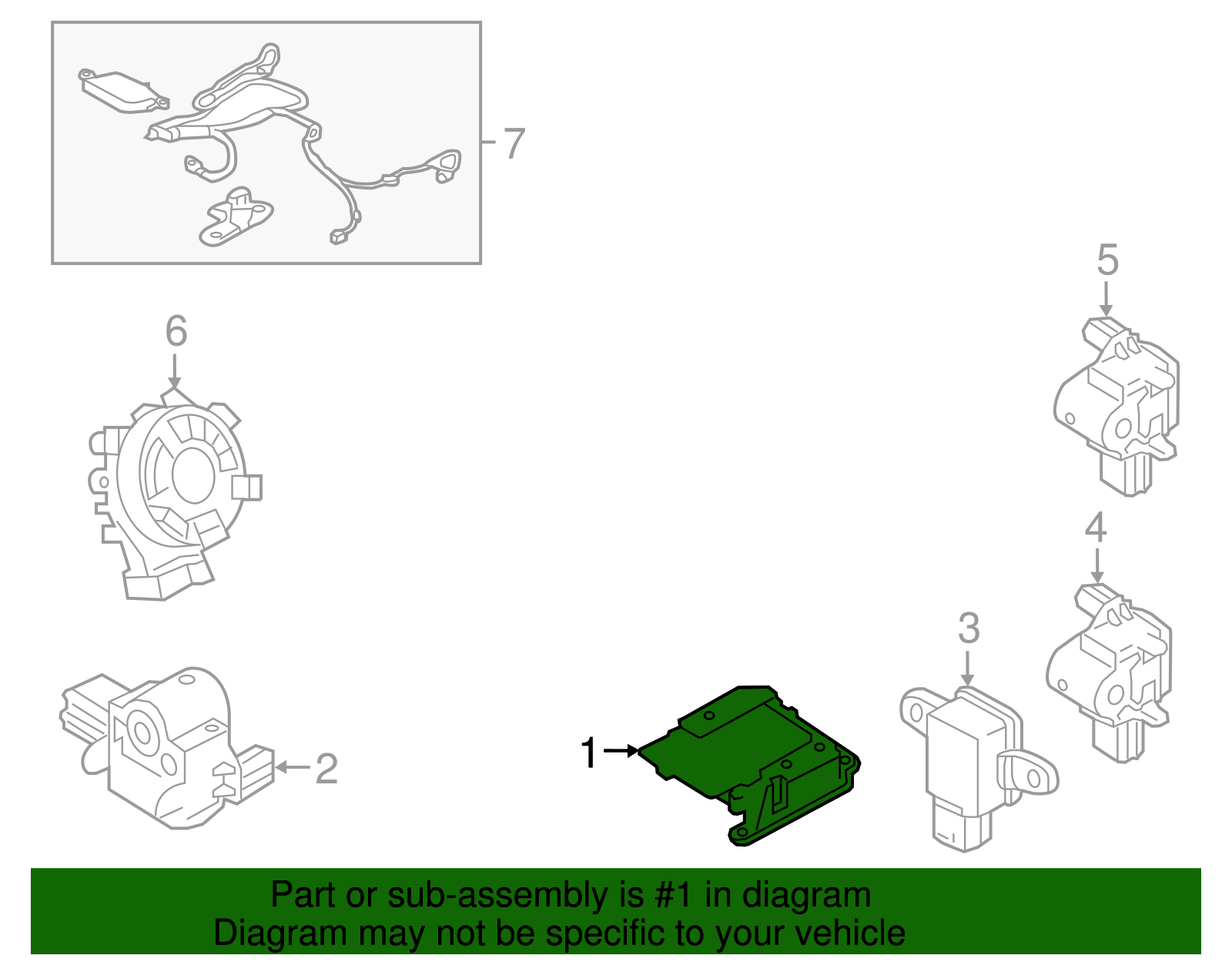 2021-2024 Nissan Armada Sdm Module K8820-6JL1A | Nissan 24 Parts