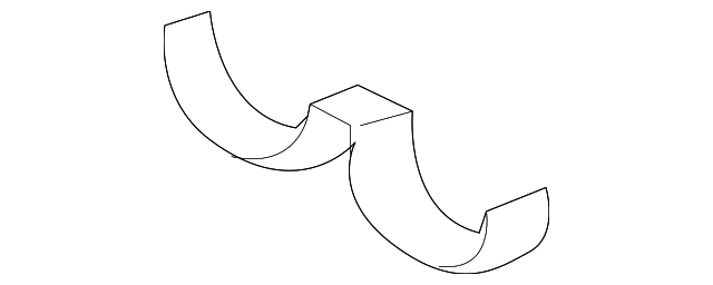 2013-2017 Hyundai Veloster Exhaust Tail Pipe Tip Clamp 86678-2V500 ...