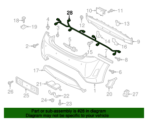 2012-2013 Hyundai Veloster Wire Harness 91890-2V061 | OEM Parts Online