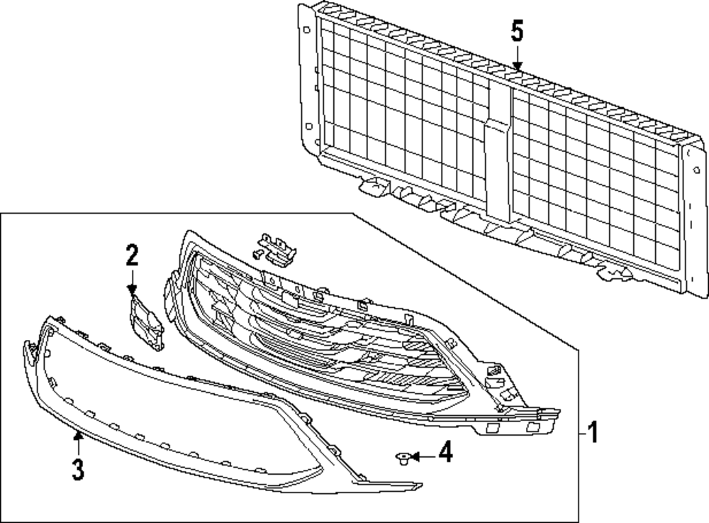 2024-2025 Buick Encore GX (Replaces 42828785) F Grille 42886557 GM ...