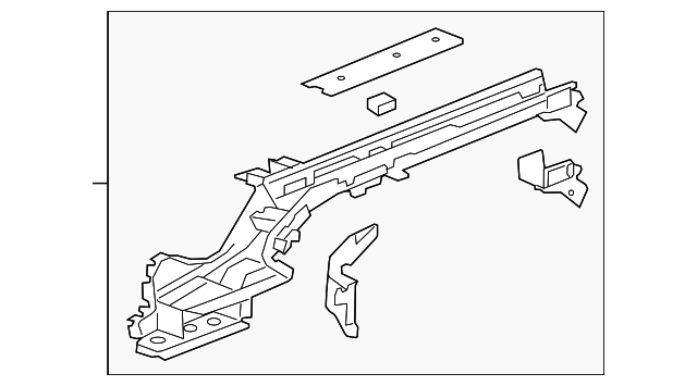 2013-2020 GM Rear Rail Assembly 23450482 | GMPartsDirect.com